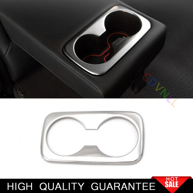 FIT FOR HYUNDAI Tucson 2022 2023 Silver Titanium Rear Water Cup Panel ...