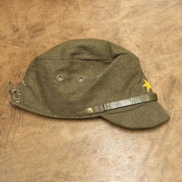 FORMER JAPANESE ARMY Original officer Cap WW2 IJA IJN Military vintage ...