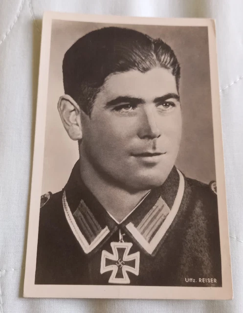 ORIGINAL WW2 GERMAN Hoffmann Postcard Sebastian Reiser KNIGHTS CROSS ... ORIGINAL WW2 GERMAN Hoffmann Postcard Sebastian Reiser KNIGHTS CROSS ...