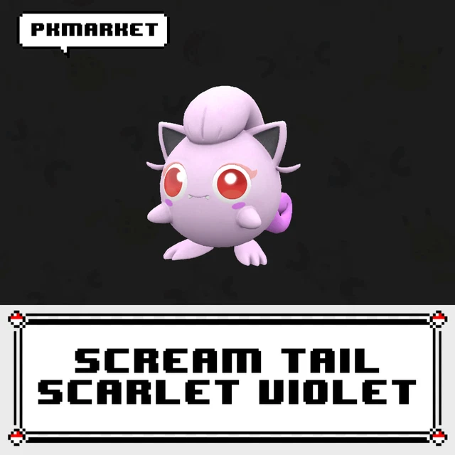 SHINY SCREAM TAIL 6IV Pokemon Scarlet Violet Nintendo Switch £2.98 ...