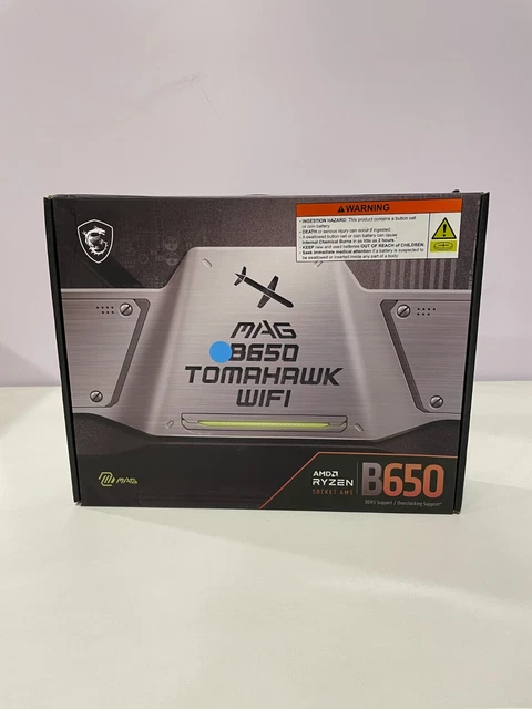MSI MAG B650 Tomahawk WiFi Gaming Motherboard AMD AM5, ATX, DDR5 $56.00 ...