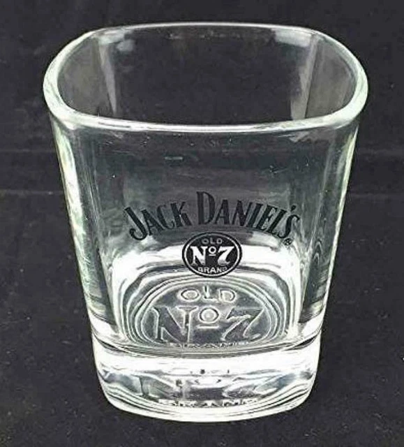 JACK DANIELS WHISKEY Square Tumbler Rocks Glass Old No 7 EUR 5,77 ...