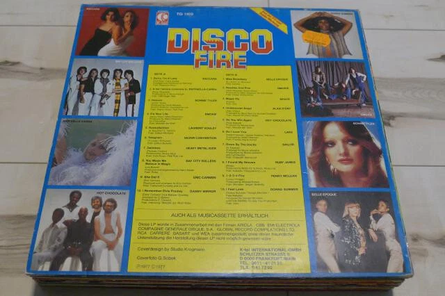 VA SAMPLER - Disco Fire - Original Hits - Pop 70er 70s - Album Vinyl LP ...