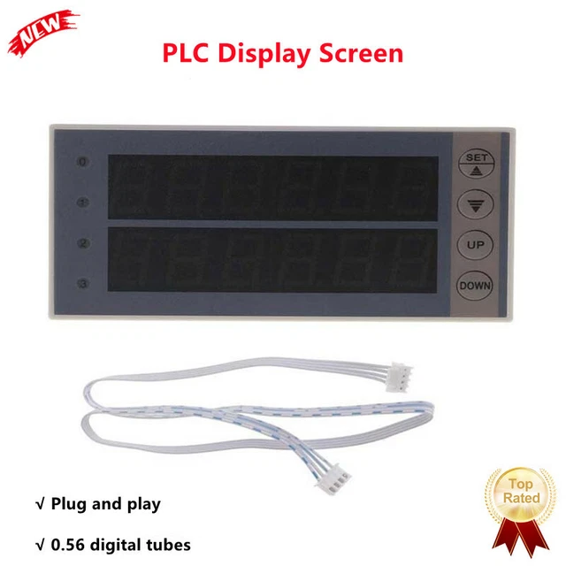 PLC DISPLAY PLC Screen Input Parameter Display Equivalent To Text Touch ...