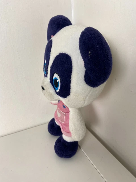 DREAMWORKS NODDY PAT-PAT Panda Small pink white black 8” Plush Soft Toy ...