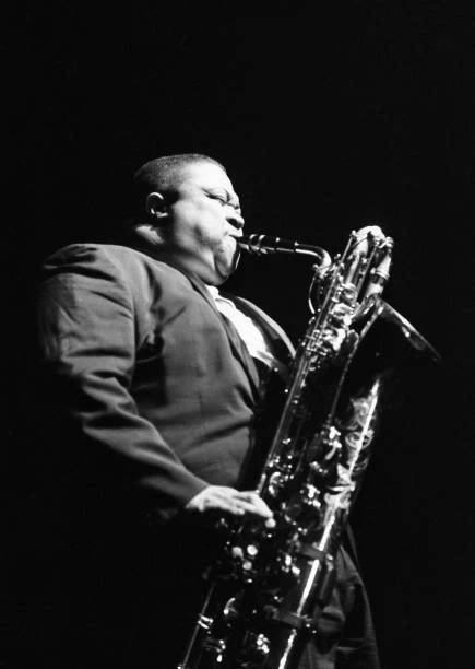 SAXOPHONIST LEROY COOPER during a Ray Charles concert at the O- 1962 ...