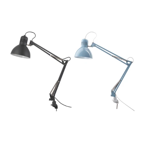 IKEA TERTIAL WORK Lamp Light Blue Adjustable Desk Table Reading Light £ ...