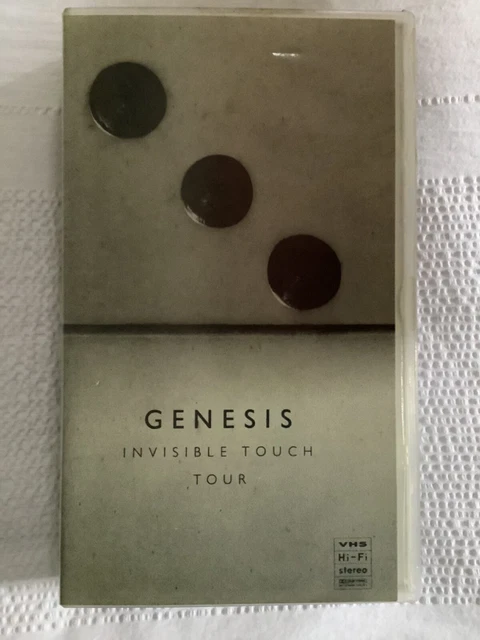 GENESIS INVISIBLE TOUCH Tour Wembley Live - Vhs Video Tape £14.50 ...