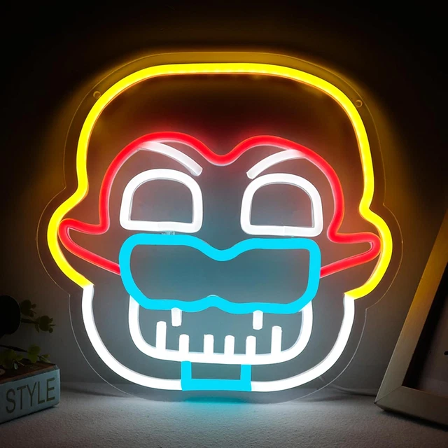 FIVE NIGHTS AT Freddy'S/Fnaf Glamrock Freddy Neon Signs for Wall Decor ...