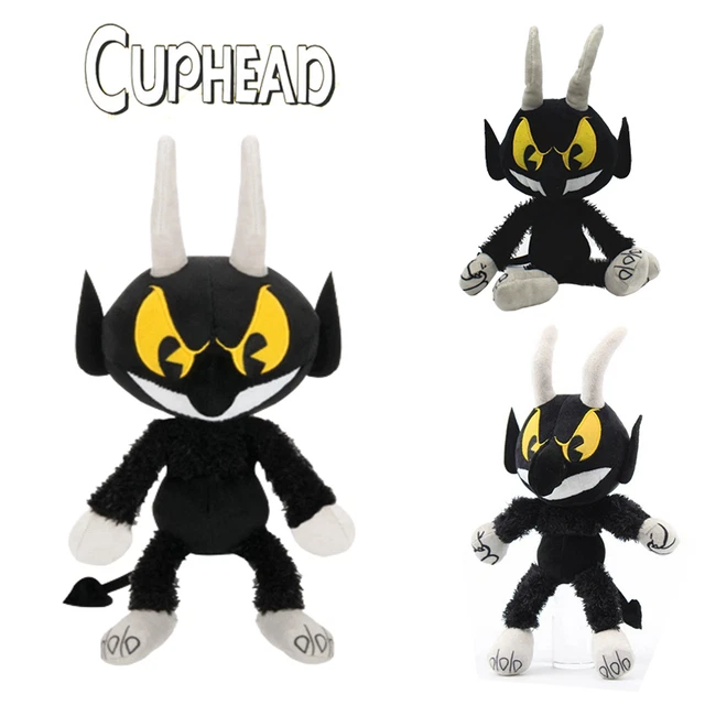 UK CUPHEAD MUGMAN Devil Boss Plush Stuffed Animal Doll Kid Baby Xmas ...