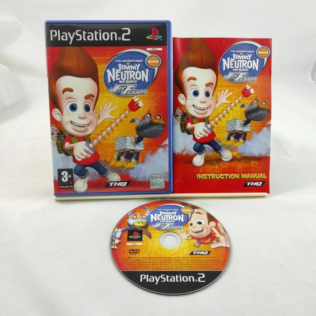 THE ADVENTURES OF JIMMY NEUTRON BOY GENIUS JET FUSION PlayStation 2 PS2 ...