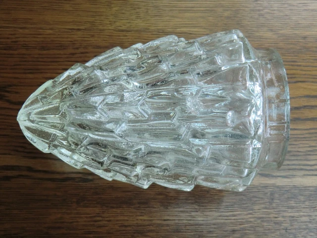 VINTAGE, ART Deco Style Fir Cone Bullet Glass Shade $16.71 - PicClick
