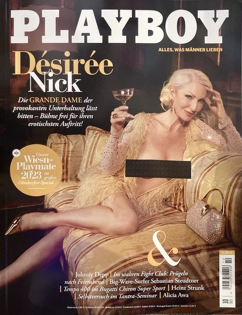 PLAYBOY 10/2023 DIE neue Oktober-Ausgabe mit Coverstar Désirée Nick! EUR 15,50 - PicClick DE