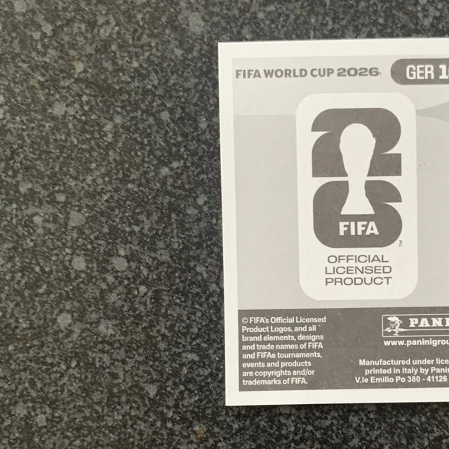 PANINI FIFA WORLD Cup 2026 Sticker Serge Gnabry GER 16 £1.16 - PicClick UK