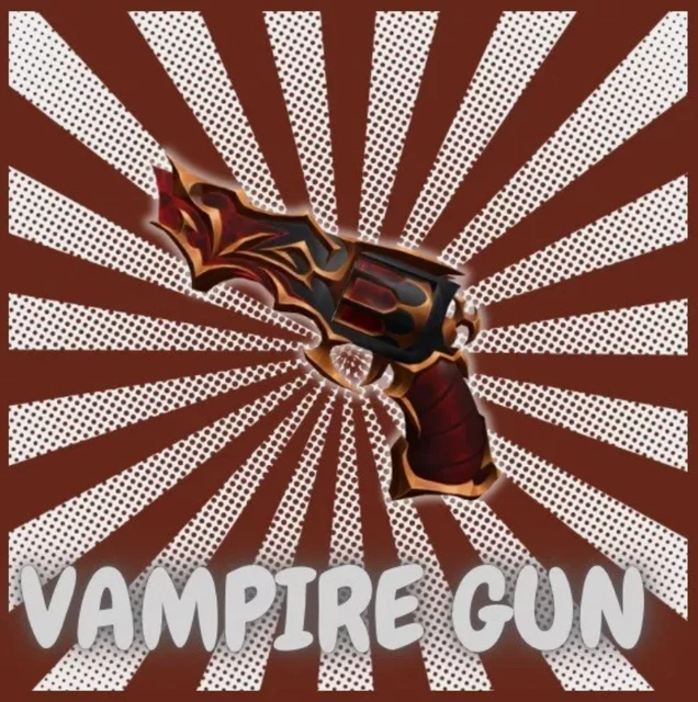 VAMPIRE GUN 🔪 Mm2 Murder Mystery 🔫 Fast Delivery £26.52 - PicClick UK