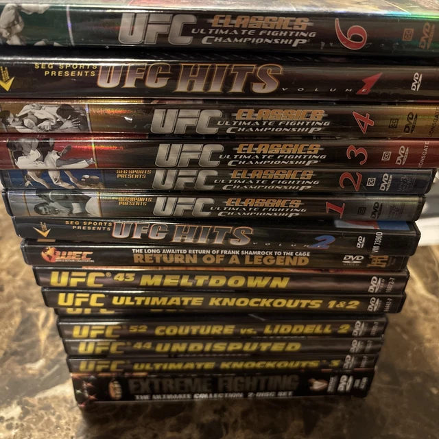 LOT OF UFC DVD's Ultimate Fighting Championship $49.95 - PicClick