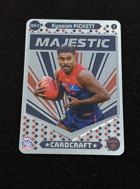 2026 AFL TEAMCOACH Kysaiah Pickett Majestic CardCraft #1 CCM-11 ...