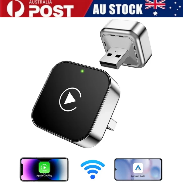 USB WIRELESS CARPLAY Adapter iPhone Apple Plug & Play Dongle for Cars ...