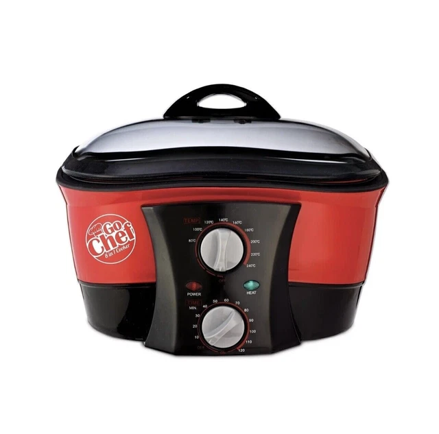 JML GO CHEF Multi Cooker - 5L 8 in 1 Electric Slow Cooker Pot, Roast ...