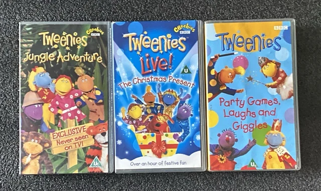 THE TWEENIES VINTAGE VHS Video Bundle X 3 Various Titles - Rare Blue ...