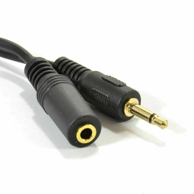 3.5MM MONO JACK Stecker Auf Buchse Verlängerung Kabel Audio 50cm/1m/2m/3M EUR 4,19 - PicClick DE