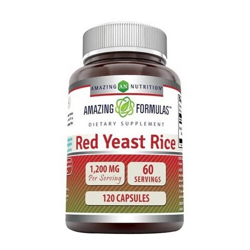 AMAZING FORMULAS RED Yeast Rice 120 Caps 1200 mg £25.00 - PicClick UK