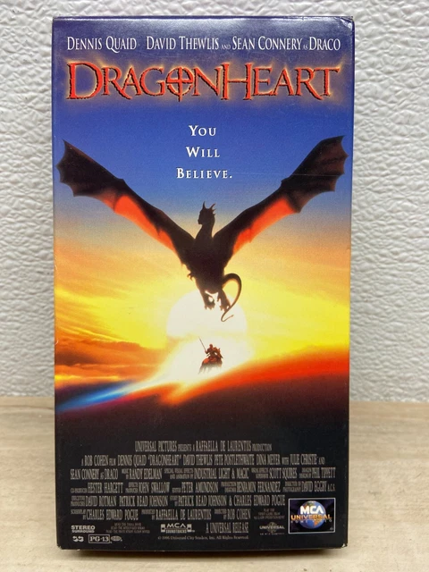 1996 DRAGON HEART VHS Dennis Quaid Sean Connery £19.72 - PicClick UK