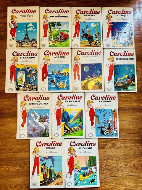 GROS LOT DE 13 livres Caroline état satisfaisant Grands albums Hachette ...