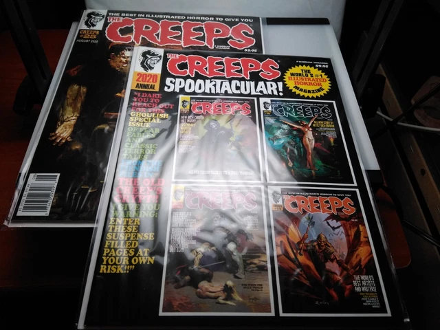 WARRANT HORROR MAGAZINE Creeps Magazine 2023 Annual Spooktacular! Mag ...