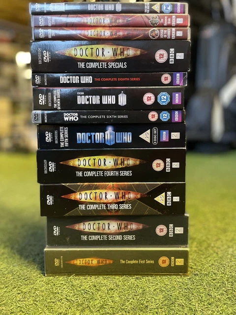 DOCTOR WHO Complete Series 1 - 8 + The Specials + Christmas Etc Bbc Dvd ...