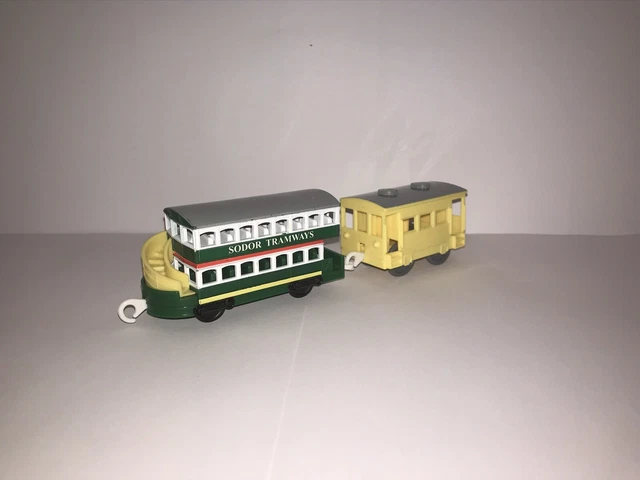 THOMAS & FRIENDS Trackmaster Floras Tramway Coach and Caboose TOMY 2008 ...