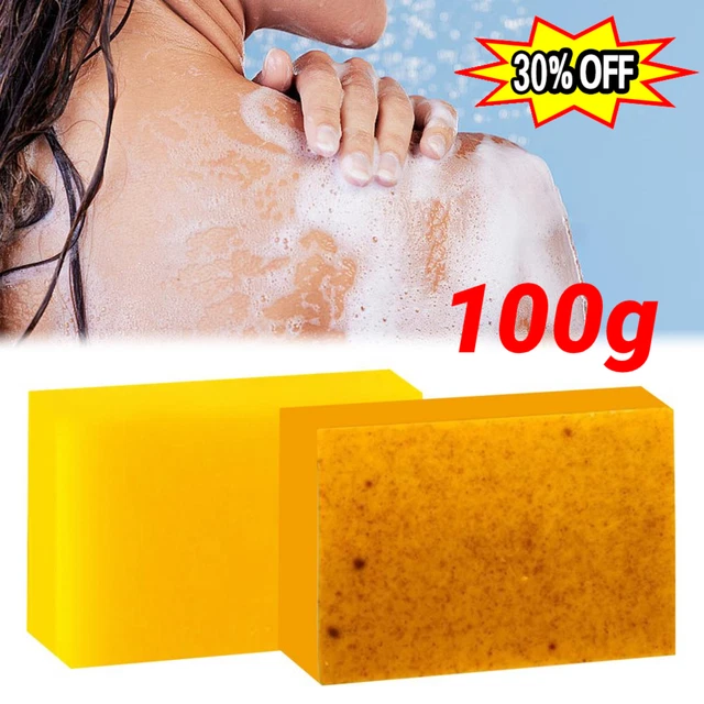Honey Glow Lemon Turmeric Kojic Acid Soap Bar 100g Turmeric Face And