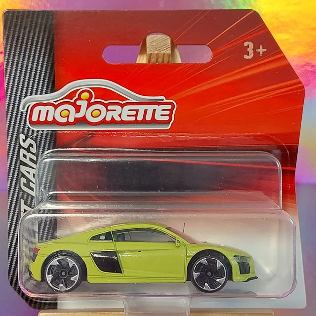 MAJORETTE AUDI R8 Gelbgrün Street Cars Edition -NEU OVP - 1:64 Modell ...