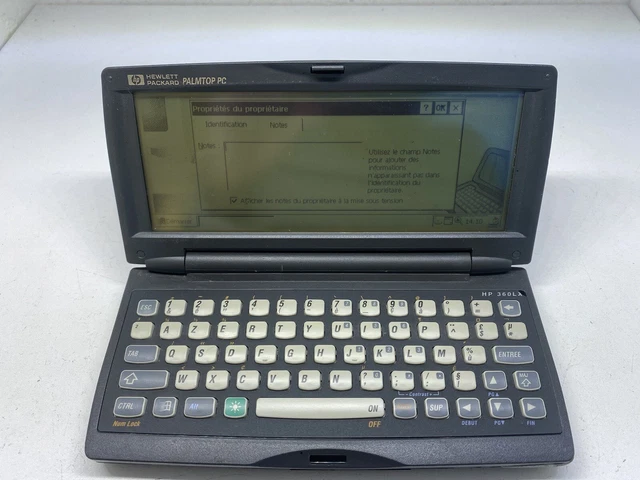 HEWLETT PACKARD HP 360LX - Palmtop PC - AZERTY - Microsoft Windows CE ...