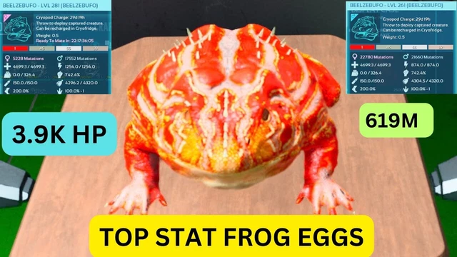 ARK SURVIVAL ASCENDED pve Top Stat Frog Argy Egg PC/XBOX/PS5 £5.00 ...