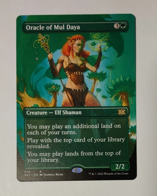 PACK ORACLE OF Mul Daya Borderless MTG Double Masters 2022 rare #370 frais EUR 13,62 - PicClick FR