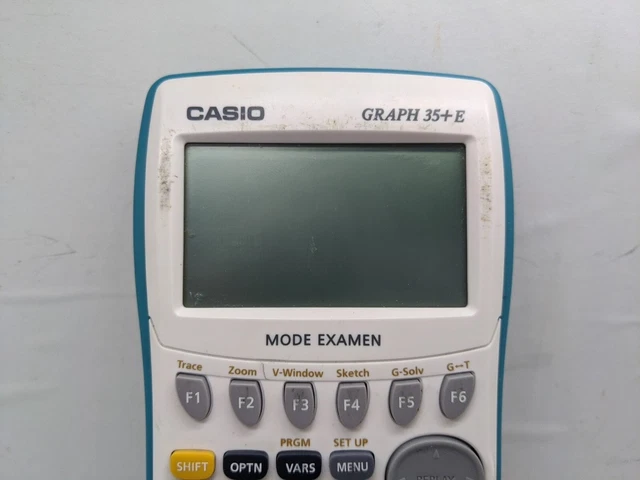 CASIO GRAPHING/SCIENTIFIC MODE Examen Cacluator (Graph 35 + E ...