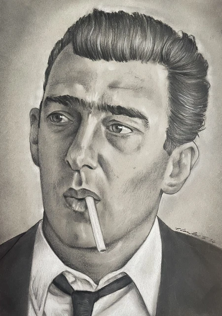 REGGIE KRAY ORIGINAL Portrait Pencil Drawing Fan-art A4 . The Kray ...