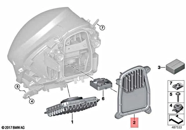 GENUINE MINI COOPER JCW F55 F56 F57 3 doors LED module Right ...