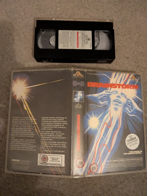 BRAINSTORM - MGM Big Box Pre Cert VHS 1st release VHS £10.79 - PicClick UK