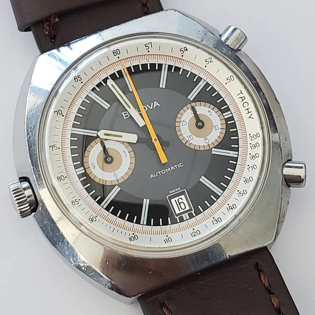 VINTAGE WATCH - Bulova "E" Type Chronograph $3,000.00 - PicClick CA