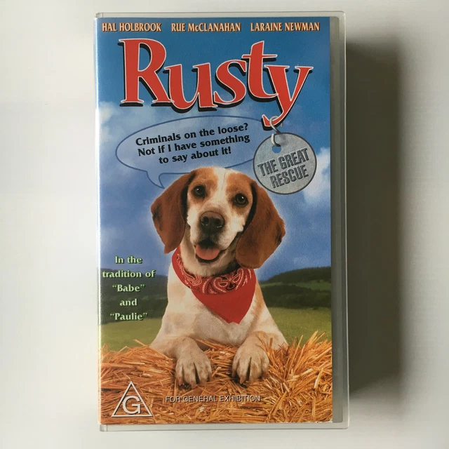 RUSTY: THE GREAT Rescue. VHS Video Tape Rodney Dangerfield Saban Movie ...