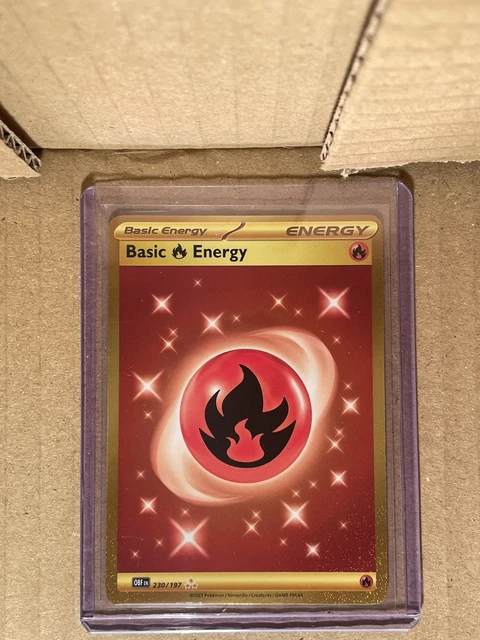 POKÉMON TCG BASIC Fire Energy Sv03: Obsidian Flames 230/197 £1.51 ...
