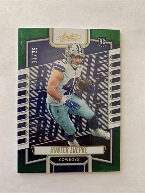 2023 PANINI ABSOLUTE Hunter Luepke Rc Rookie Green Sp /25 Dallas ...