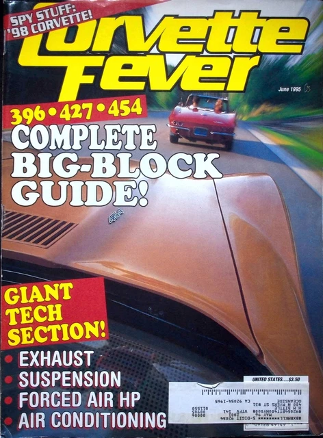 COMPLETE BIG-BLOCK GUIDE! - Corvette Fever Magazine, June 1995 £7.09 ...