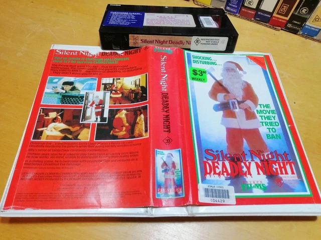 SILENT NIGHT, DEADLY NIGHT - RARE 1984 Palace Films Vhs 1st Issue SLASHER/HORROR $199.95 ...