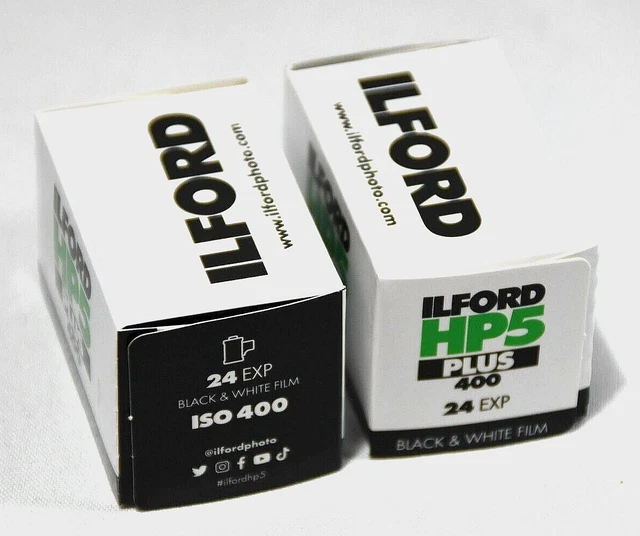 ILFORD HP5 PLUS 400 35mm 24 Exposure Film x2 (two rolls) Expiry date ...