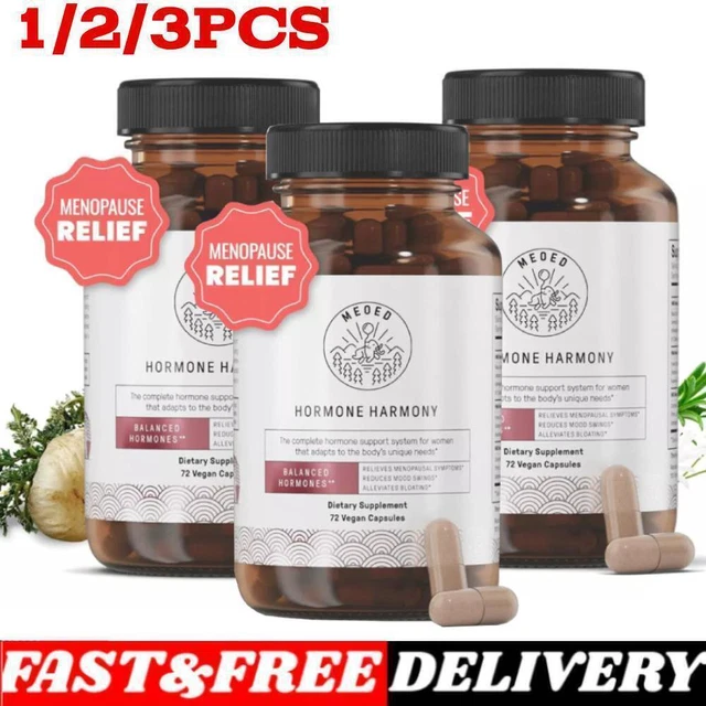 NATURAL HORMONAL SUPPORT Capsules for Women Balance Hormones and ...