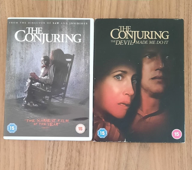 THE CONJURING & The Devil Made Me Do It - 2x Horror DVDs Based On A True Story £3.99 - PicClick UK