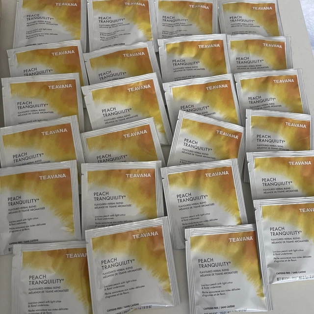 STARBUCKS TEAVANA PEACH Tranquility - 24 Tea Sachets Bags BB Jan 2025 £ ...
